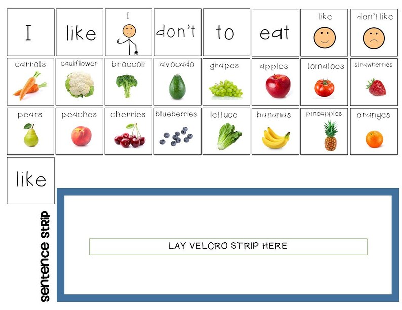 I Like... I Don't Like... to Eat Fruit and Vegetable Edition Prek ...