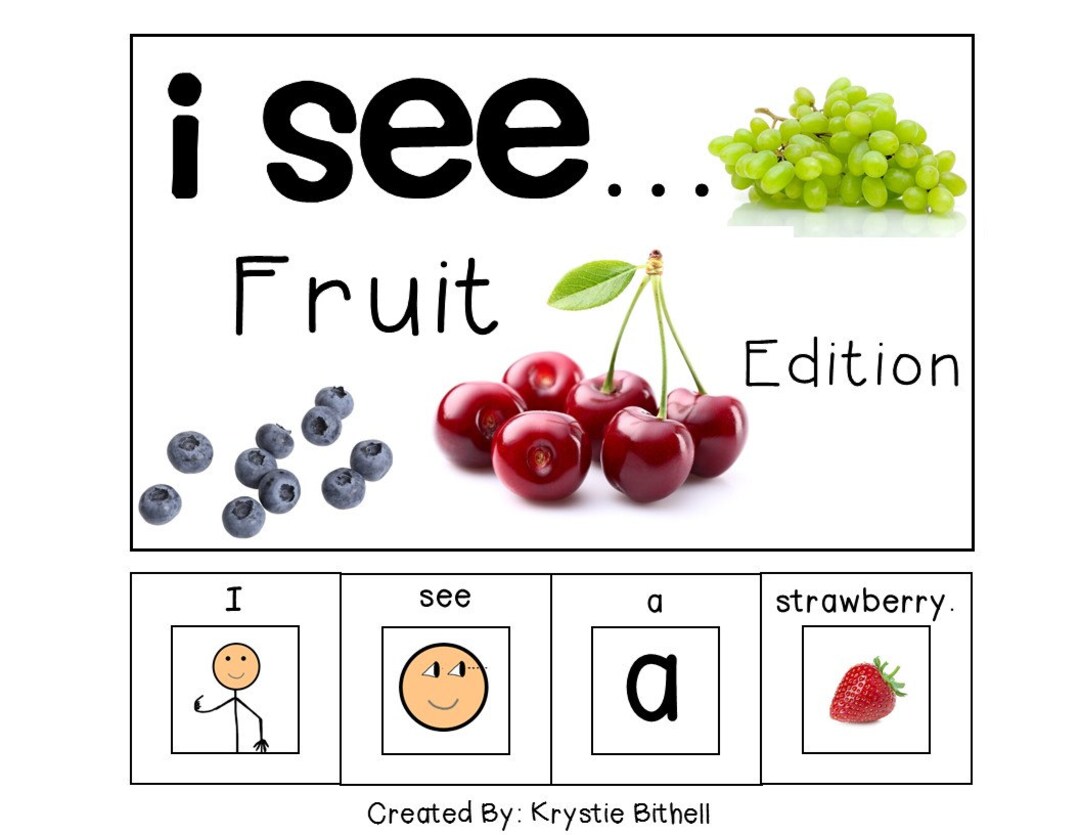 Easy Reader Fruit Edition - Etsy