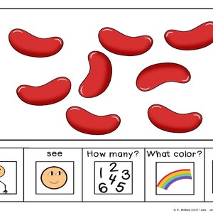 I See... How Many What Color What is It Interactive Adapted | Etsy