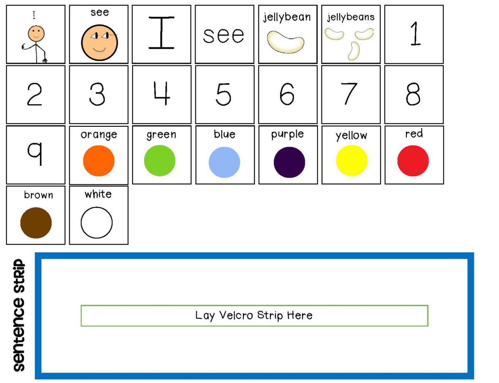 I See... How Many What Color What is It Interactive Adapted | Etsy