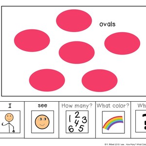 I See... How Many What Color What is It Interactive Adapted Book With ...