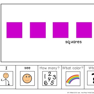 I See... How Many What Color What is It Interactive Adapted Book With ...
