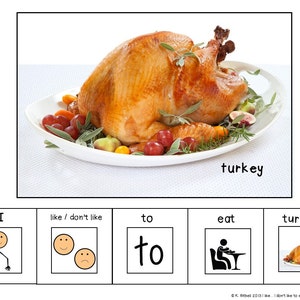 Thanksgiving Adapted Book for Special Needs AUTISM SPEECH - Etsy