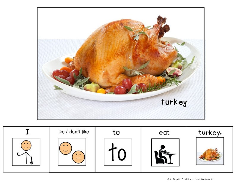 Thanksgiving Adapted Book for Special Needs AUTISM SPEECH - Etsy