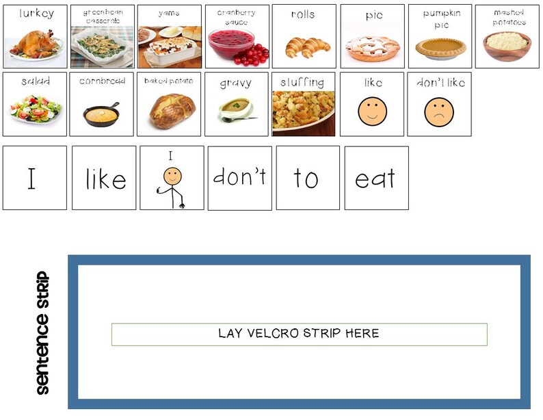 Thanksgiving Adapted Book for Special Needs AUTISM SPEECH - Etsy