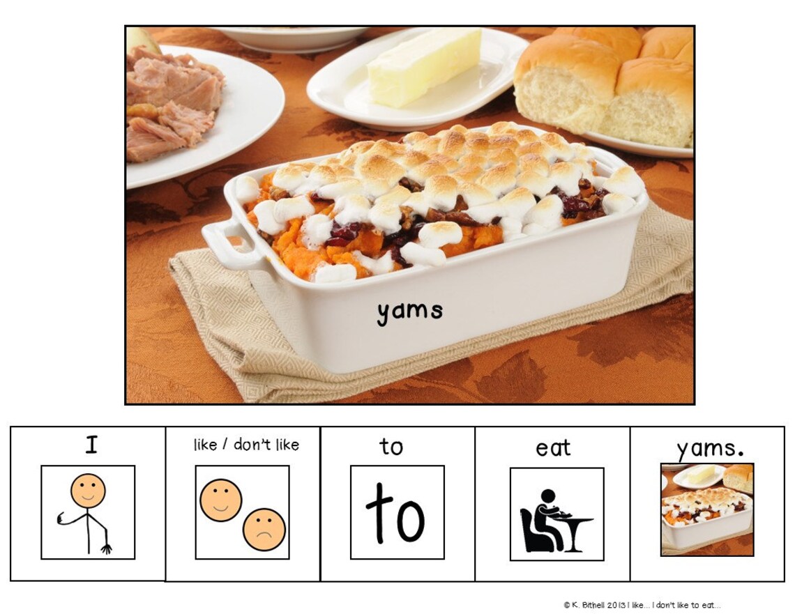 Thanksgiving Adapted Book for Special Needs AUTISM SPEECH - Etsy