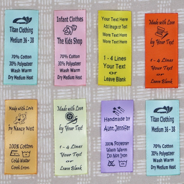 Custom Sewing Labels - Etsy