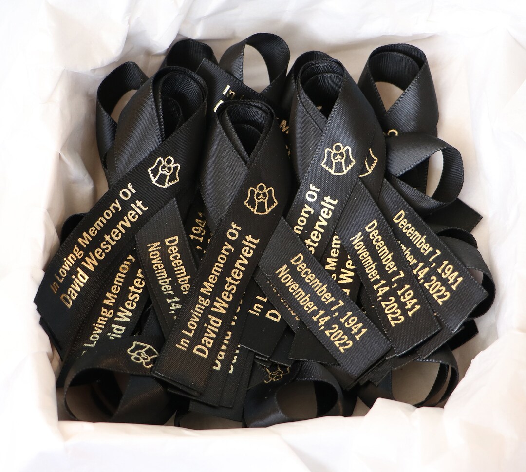 Bereavement Awareness Ribbons, Personalized, Your Message/text/drawing ...