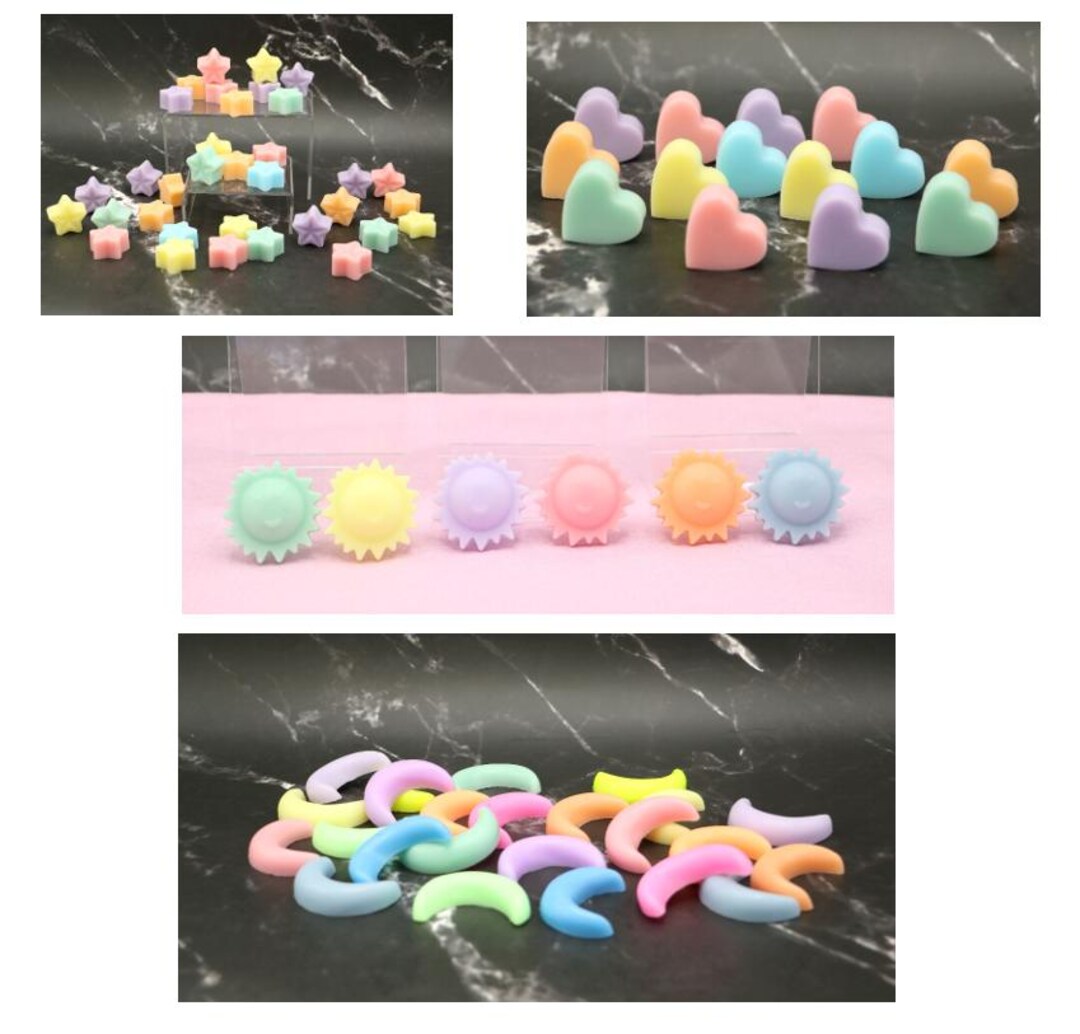 Mini Hearts, Moons, Stars or Smiling Sun Soaps. Baby Shower Guest Soap ...