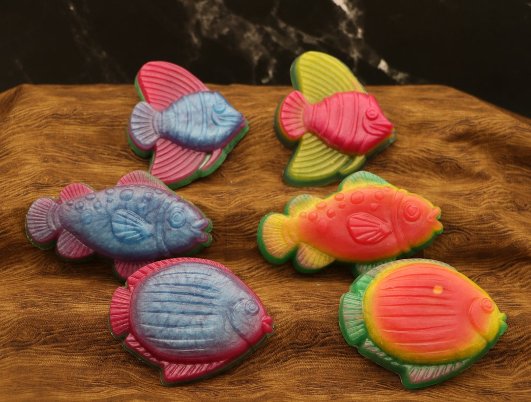 Multi-colored Fish Soaps for Men's Birthday, Father's Day, Anniversary ...