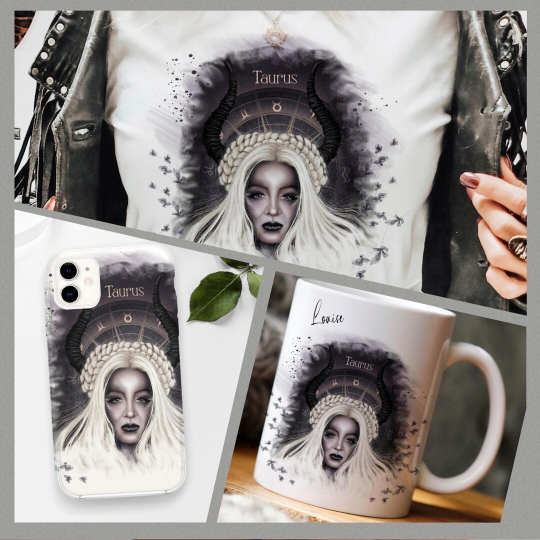 Taurus Sublimation Design Taurus Zodiac PNG Digital - Etsy