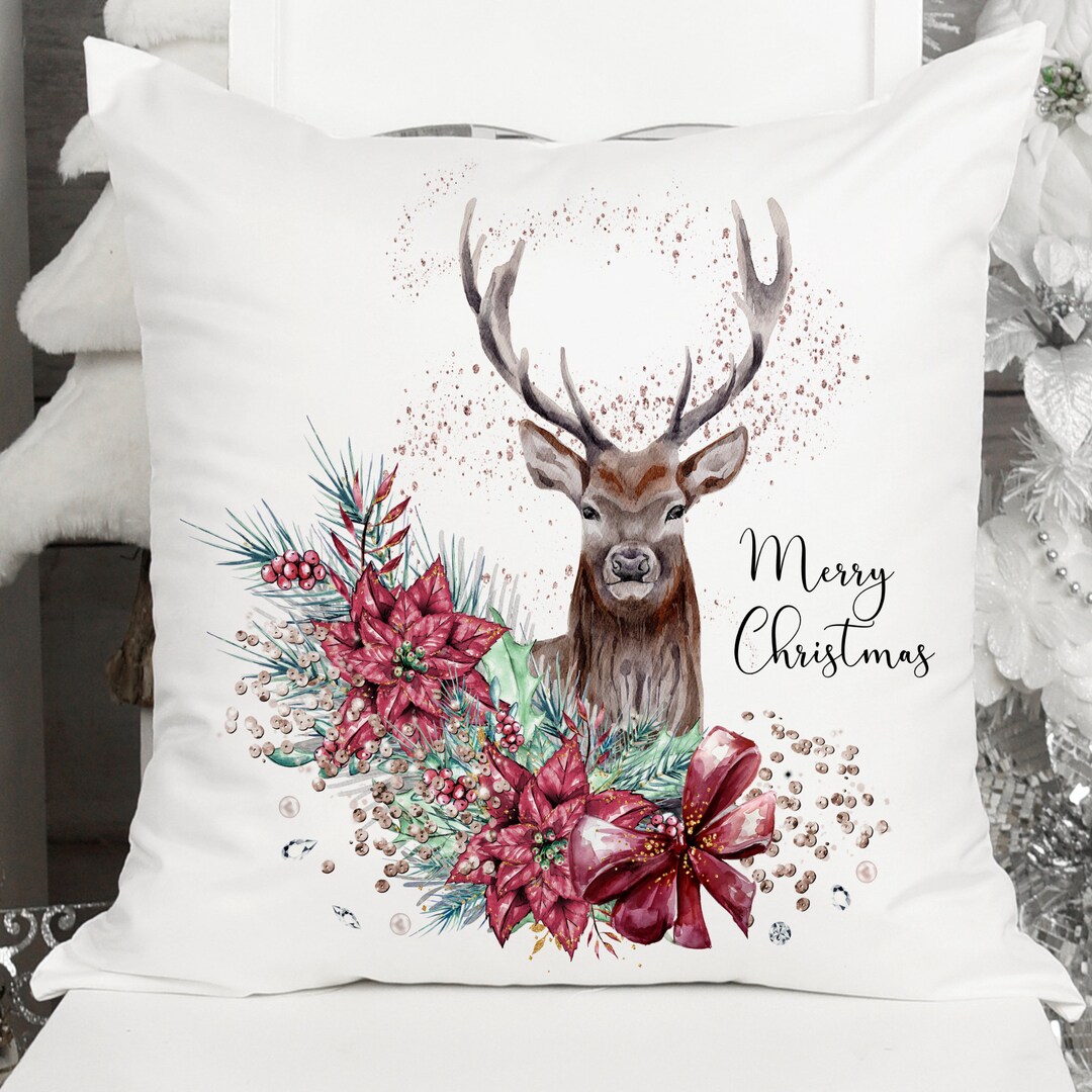 Christmas Stag Print Sublimation Design, Christmas Eve PNG Files ...