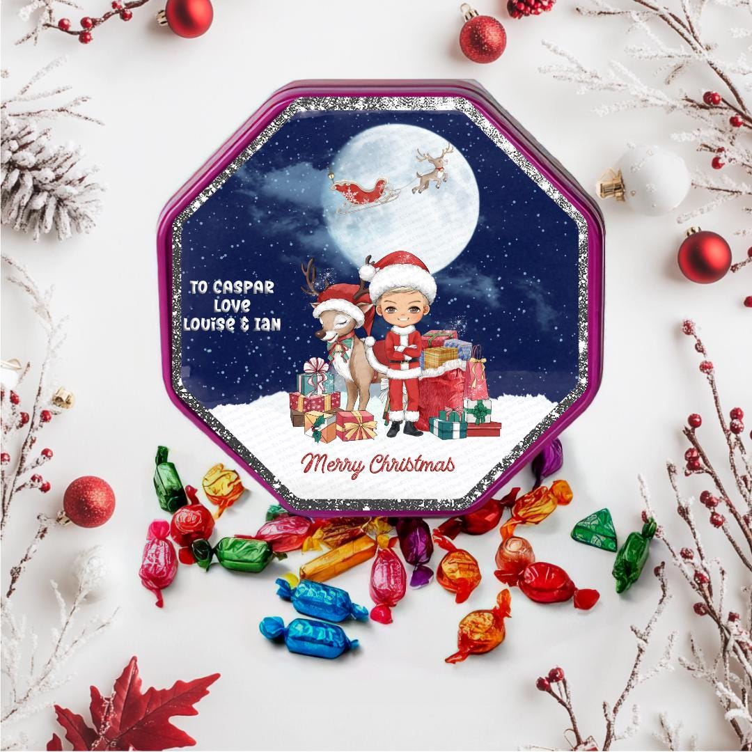 Christmas Chocolate Tub Topper: Doll Design PNG File (digital Download ...