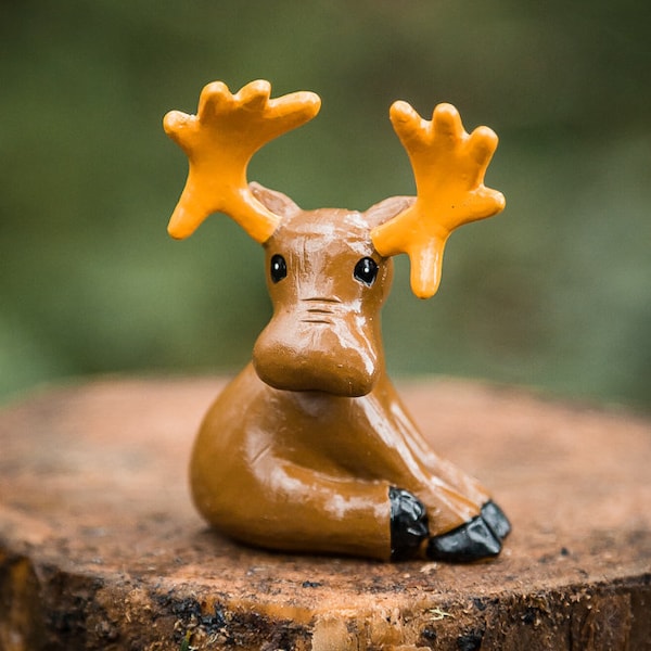 Moose Figurine - Etsy