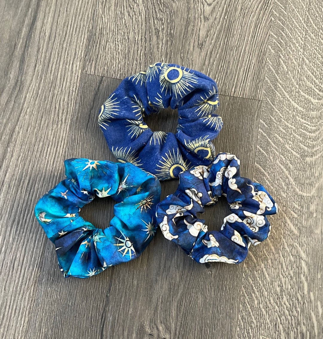 Celestial Scrunchie Set Star Space Scrunchies Pick One, Two, or Three ...