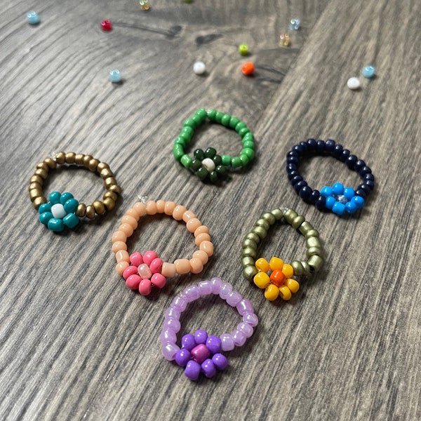 Seed Bead Ring - Etsy