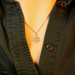 Sterling Silver~snowflake~necklace~norwegian~rosemaling~ice ...
