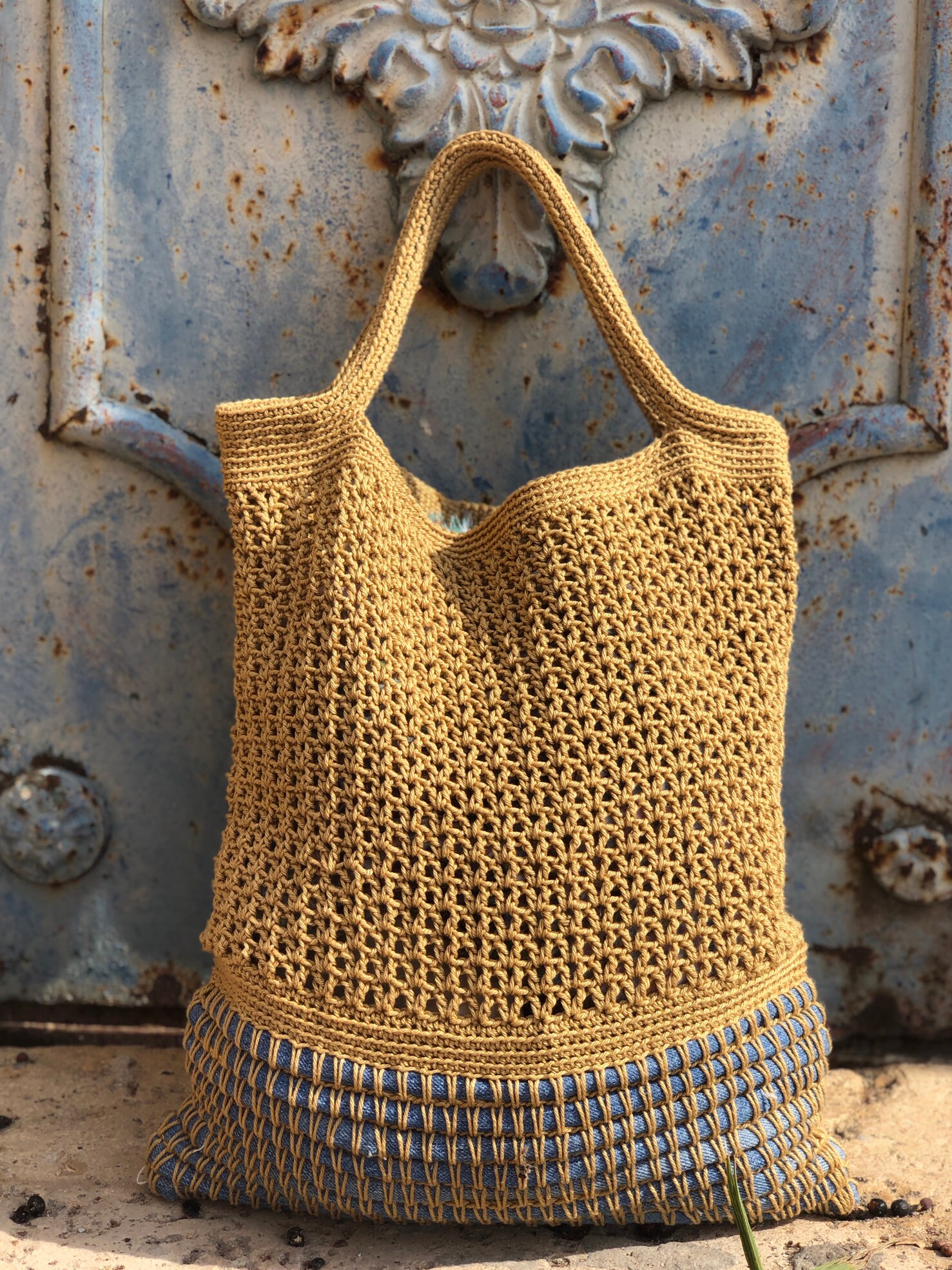 Jaffa Denim Bag Crochet Pattern - Etsy