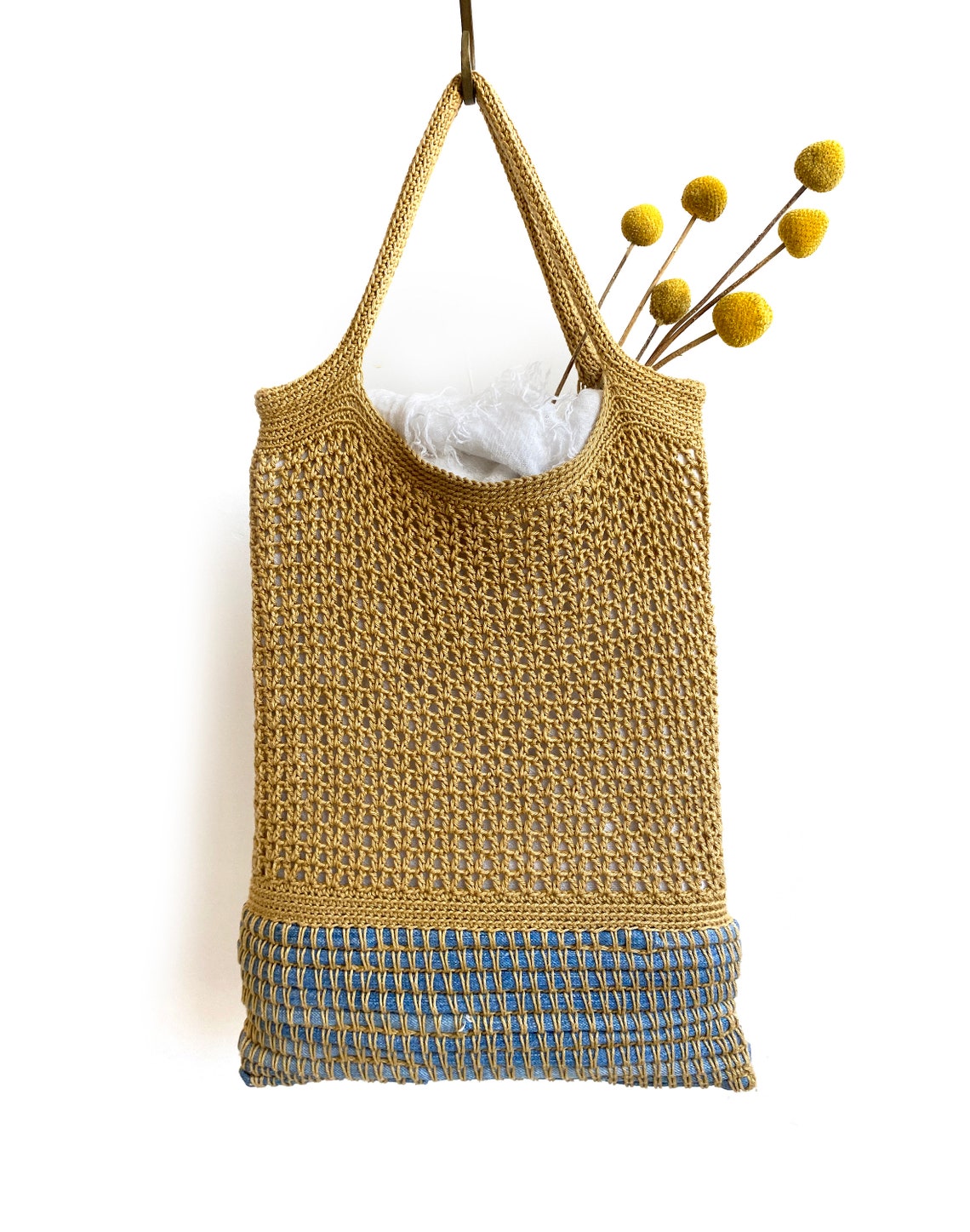 Jaffa Denim Bag Crochet Pattern - Etsy
