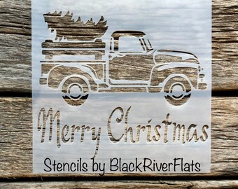 Truck stencil | Etsy
