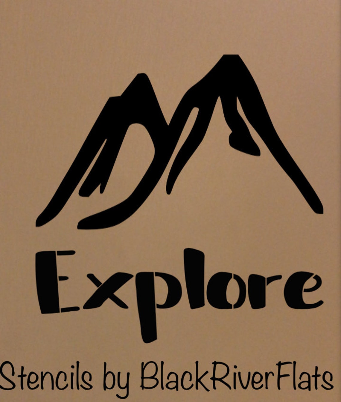 Run Wild Stencil/ Be Brave Stencil/ Reusable Stencil/7mil - Etsy