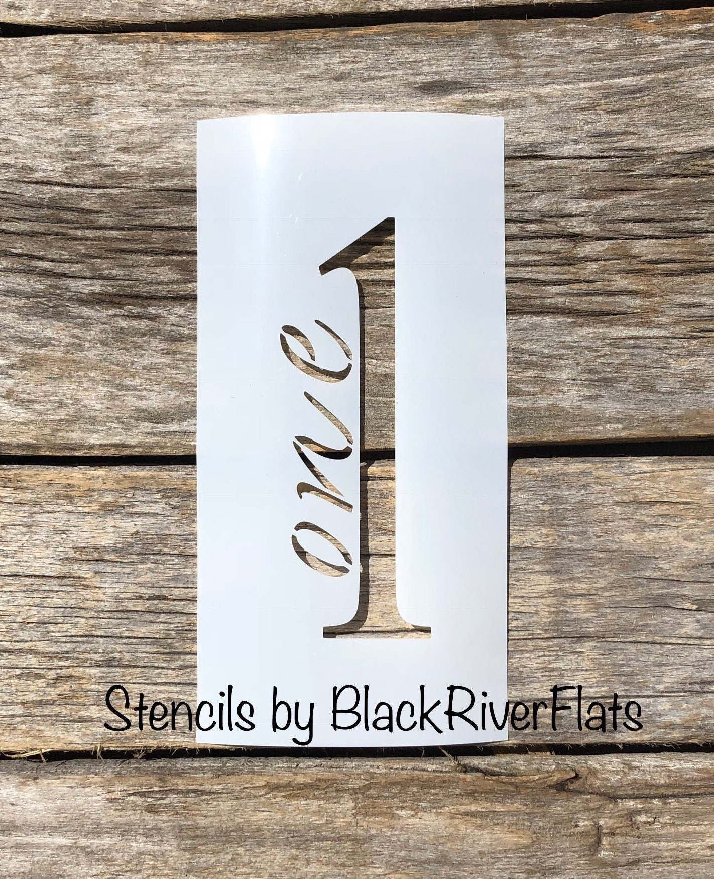 One Stencil/ Reusable Stencil/7mil Mylar/ Number - Etsy