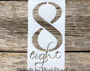 Numbers Sheet Stencil, Reusable Stencil, Art Stencil, DIY Craft Stencil ...