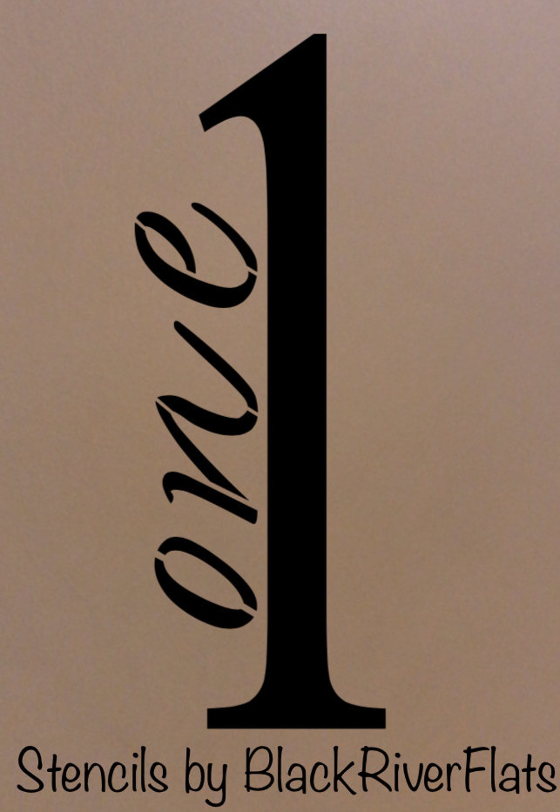 One Stencil/ Reusable Stencil/7mil Mylar/ Number - Etsy