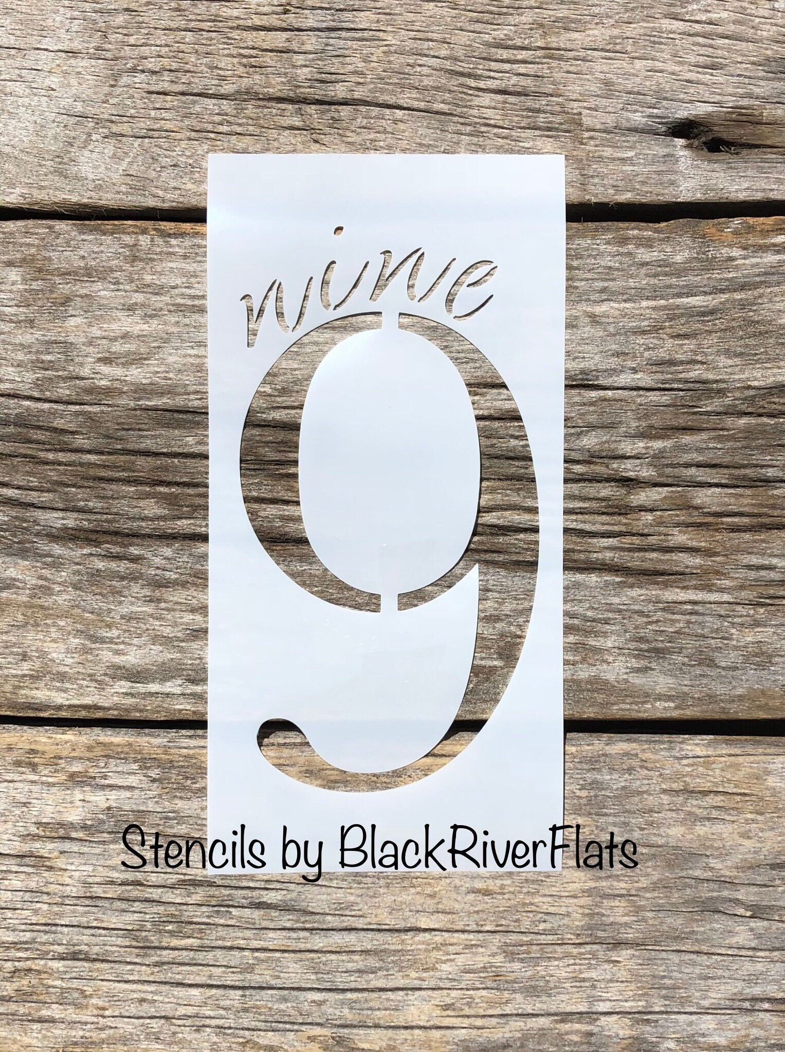 Nine Stencil/ Reusable Stencil/7mil Mylar/ Number - Etsy Canada