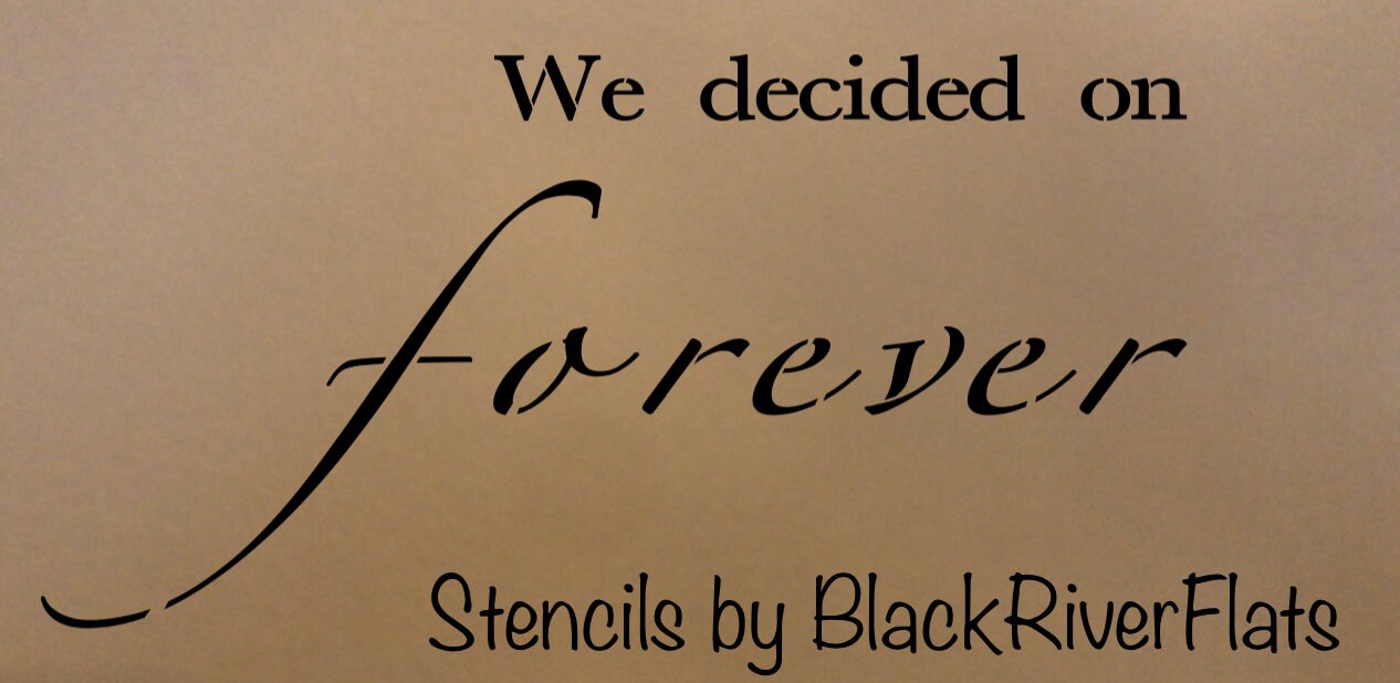 Forever Stencil/reusable Stencil/7mil Mylar/farmhouse Decor - Etsy