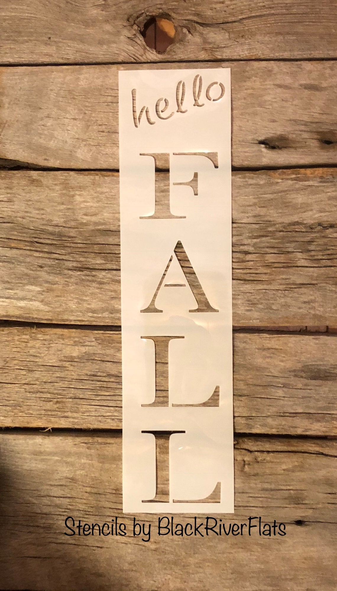 Fall Stencil/ Reusable Stencil/7mil Mylar/autumn Sign Stencil/farmhouse ...