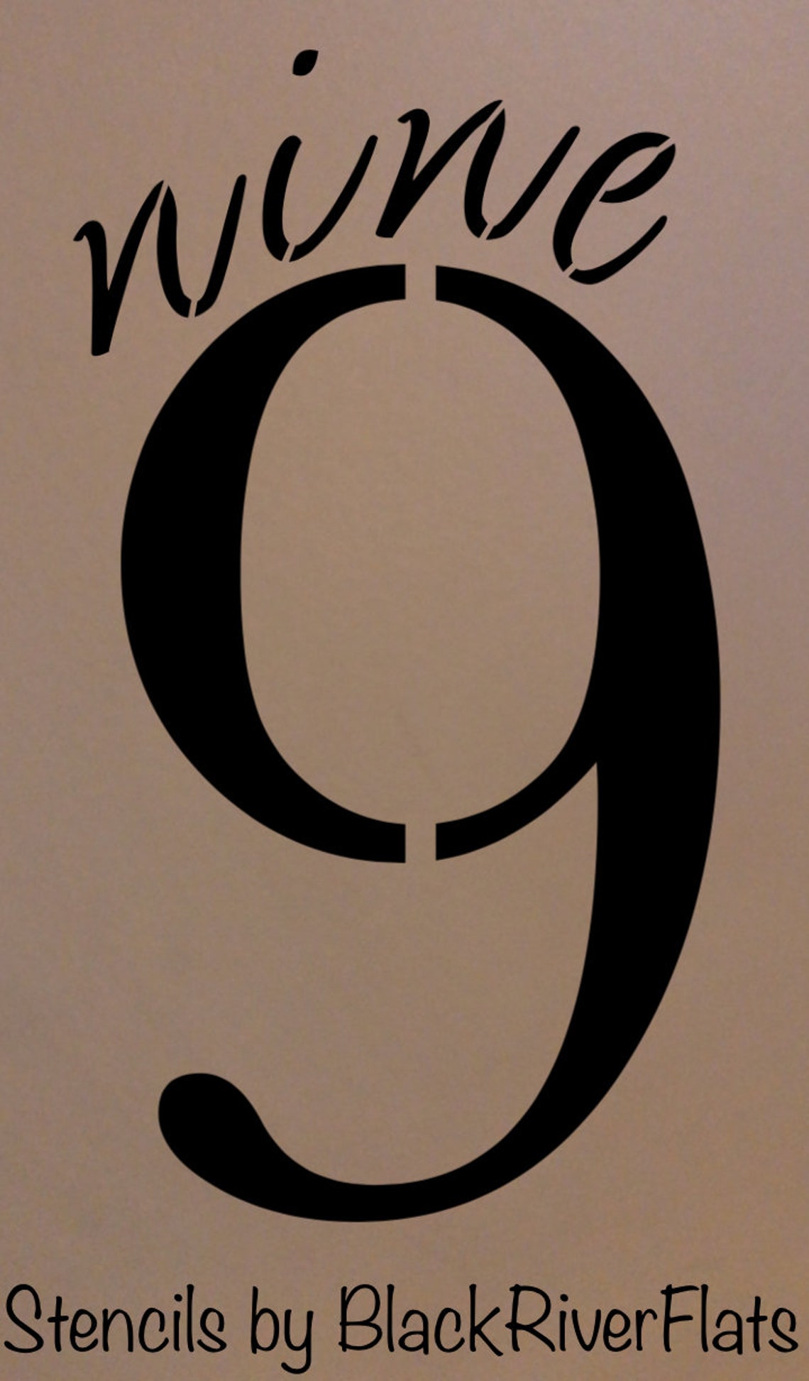 Nine Stencil/ Reusable Stencil/7mil Mylar/ Number - Etsy Canada