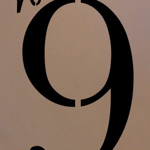 Nine Stencil/ Reusable Stencil/7mil Mylar/ Number - Etsy Canada