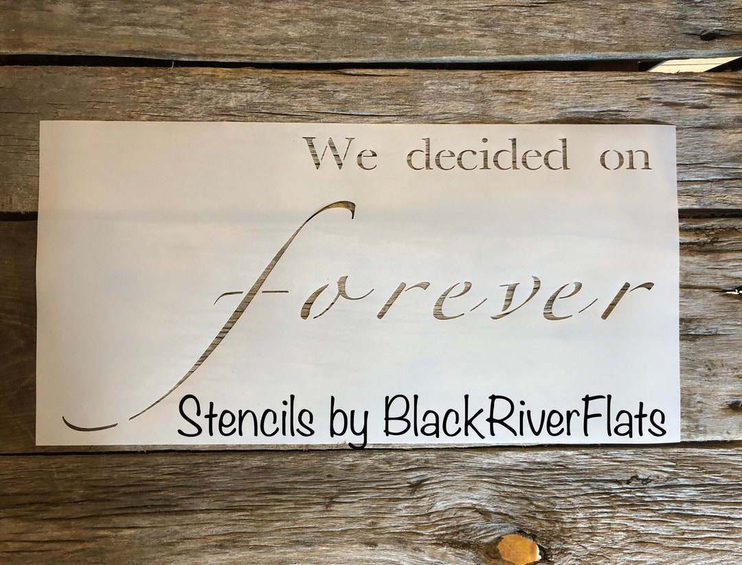 Forever Stencil/reusable Stencil/7mil Mylar/farmhouse Decor - Etsy