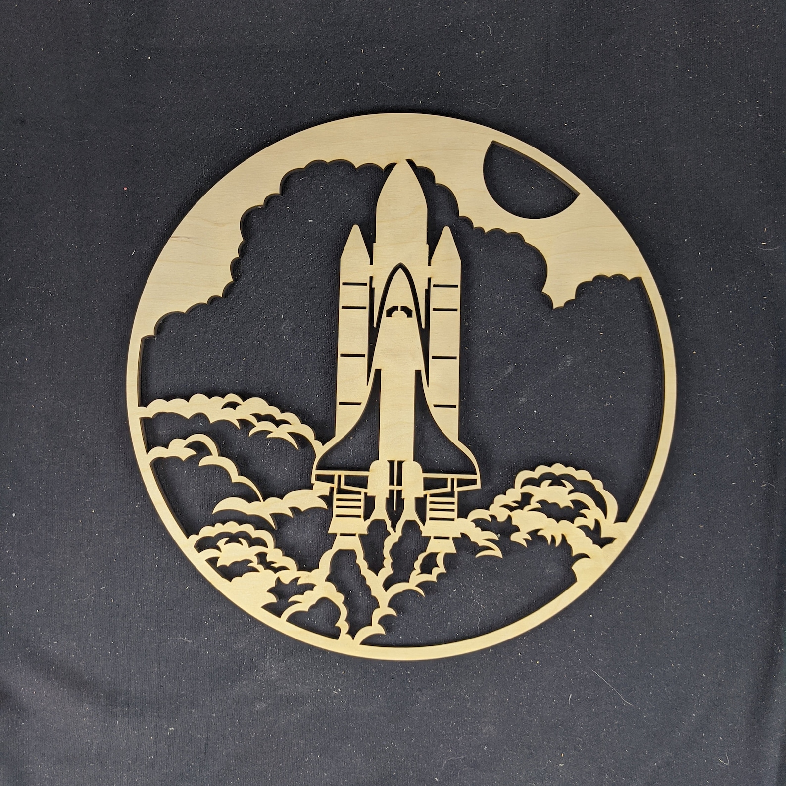 Space Shuttle Laser Cut Wall Art Rocket Laser Cut Wall | Etsy
