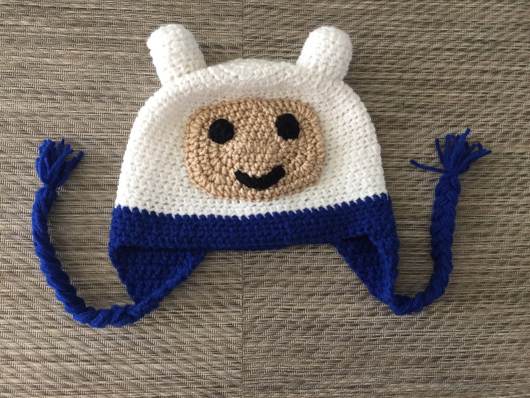 Custom Crochet Finn the Human Beanie - Etsy