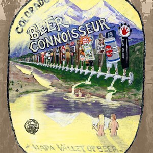 Colorado Beer Connoisseur Wall Poster. - Etsy
