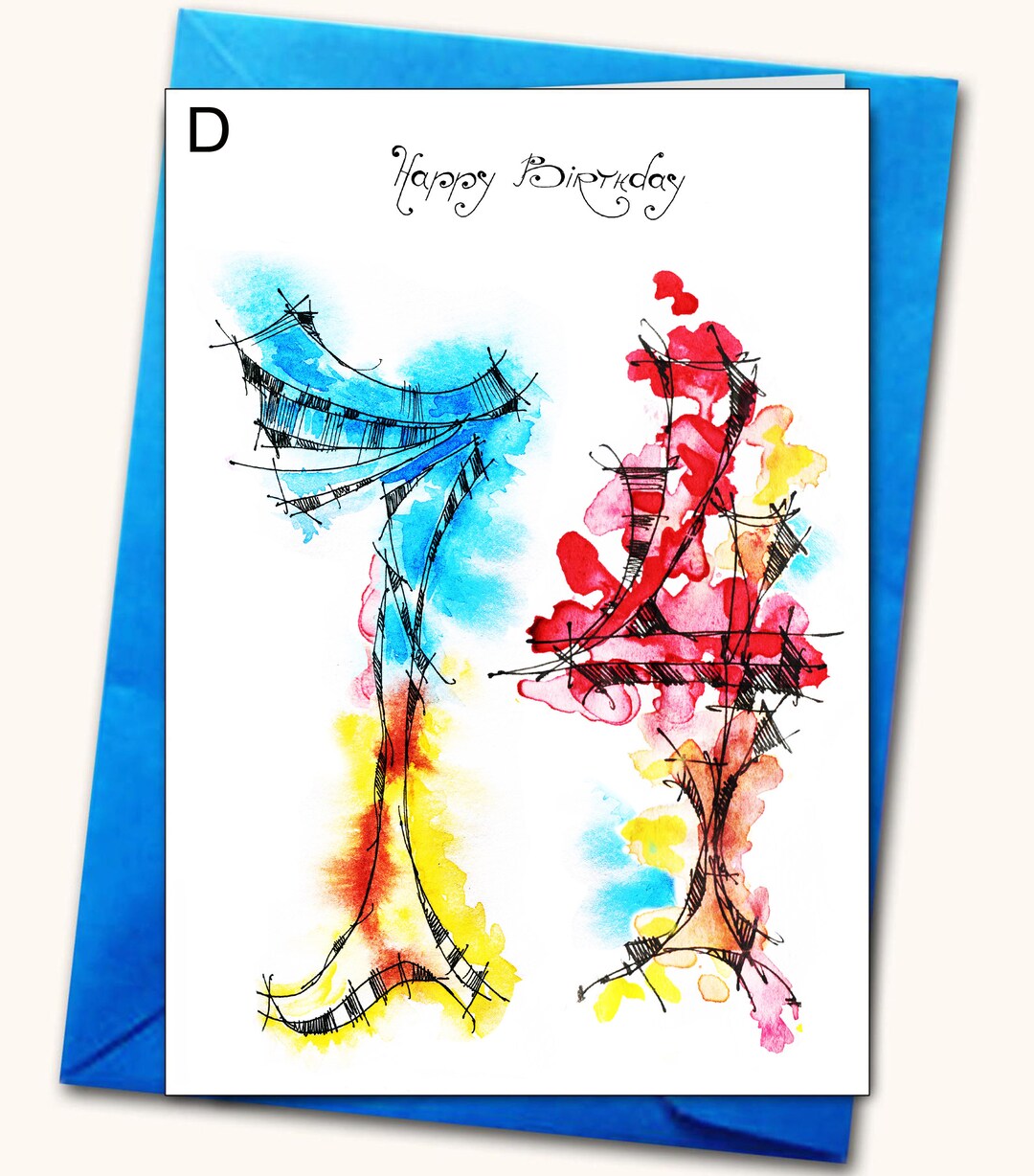 74th EXTRA LARGE Birthday Greeting Card, Personalised Cards ...