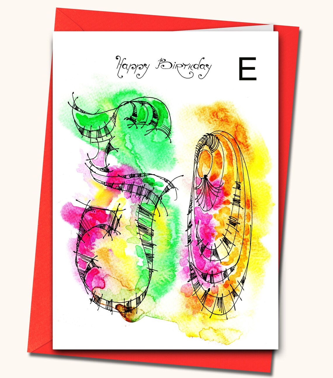 50th EXTRA LARGE Birthday Greeting Card, A4,(8''x 11''), Personalised ...