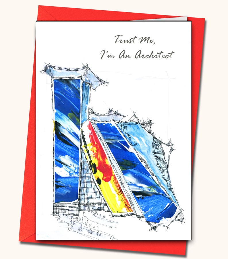 Occupations Misc, Architect, Greeting Card, Birthday, Congratulations ...