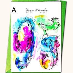 95th EXTRA LARGE Birthday Greeting Card, A4,(8''x 11''), Personalised ...