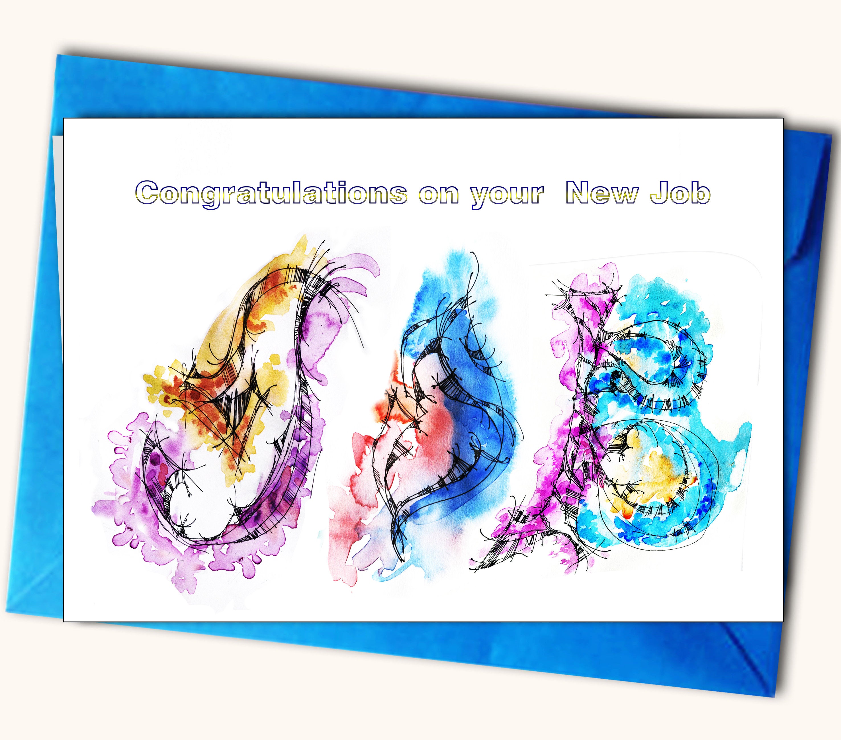 Congratulations on Your New Job, Personalised Card - Etsy