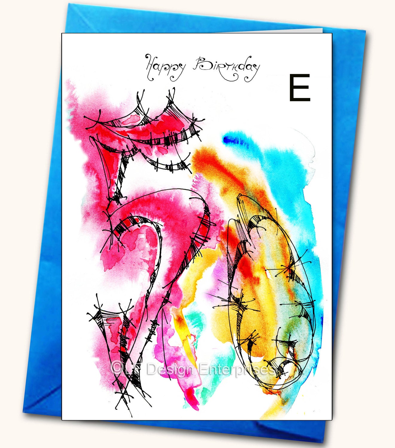 50th EXTRA LARGE Birthday Greeting Card, A4,(8''x 11''), Personalised ...