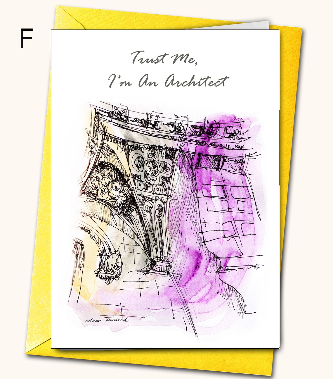 Occupations Misc, Architect, Greeting Card, Birthday, Congratulations ...