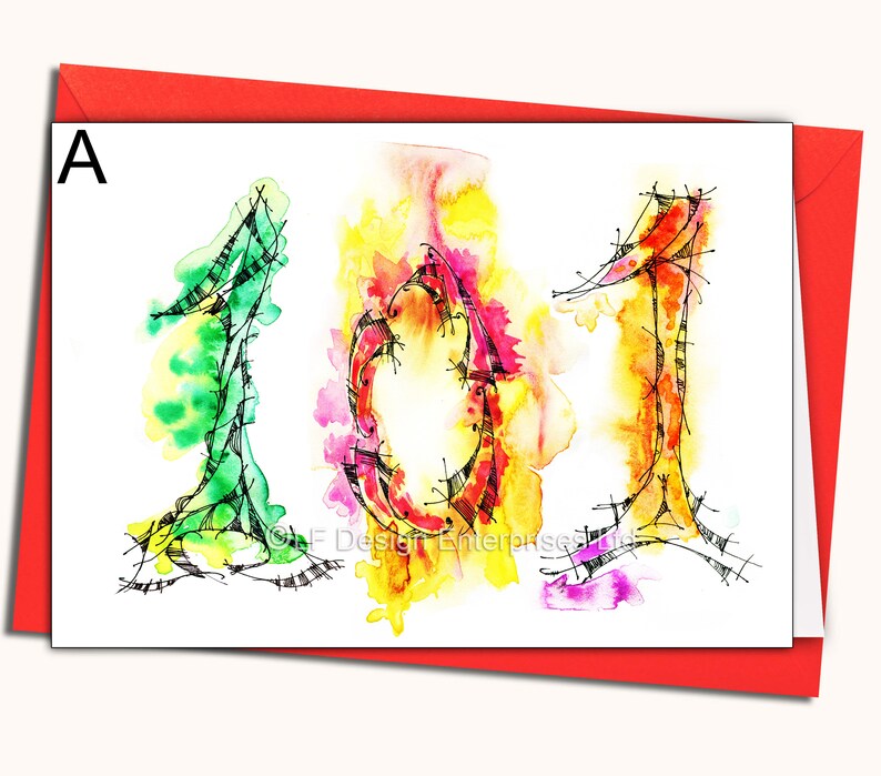 101st Birthday Greeting Card, Personalised Cards, Any Name on the Cards ...