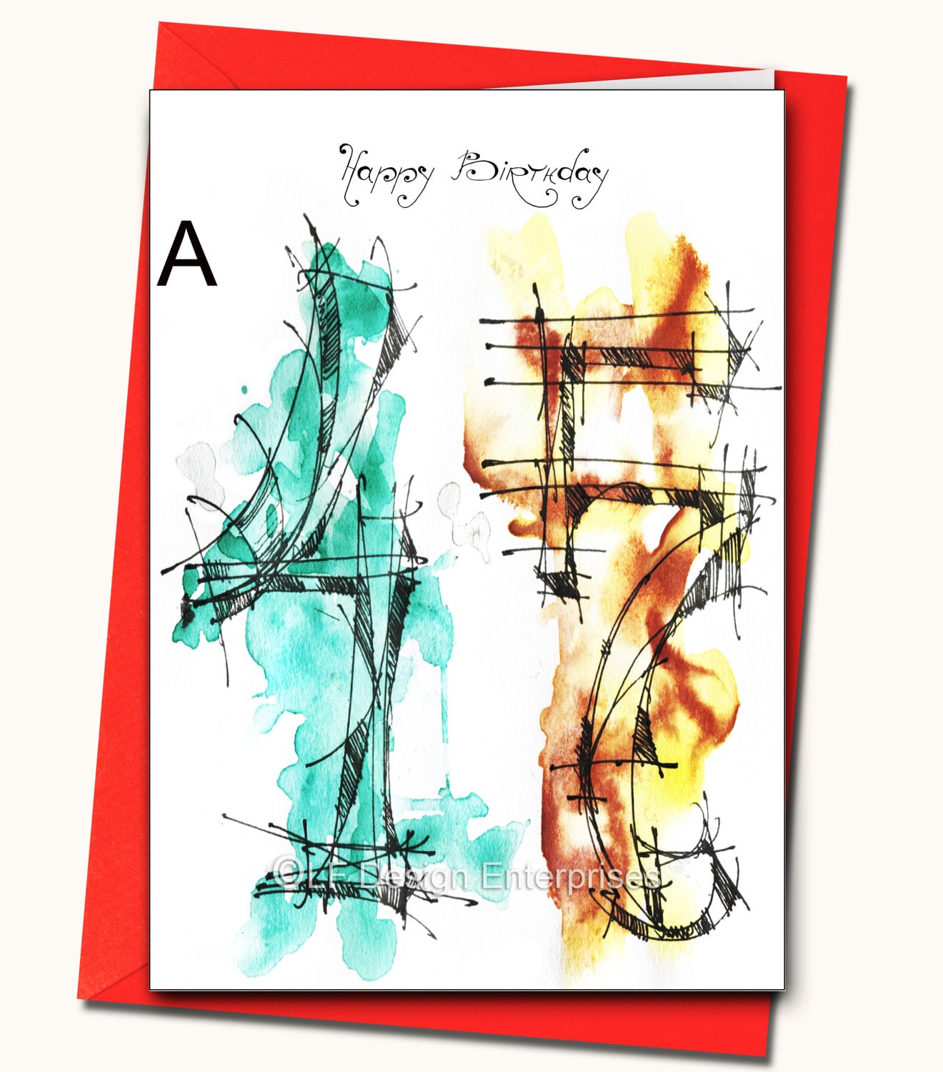 45th EXTRA LARGE Birthday Greeting Card Personalised Cards - Etsy