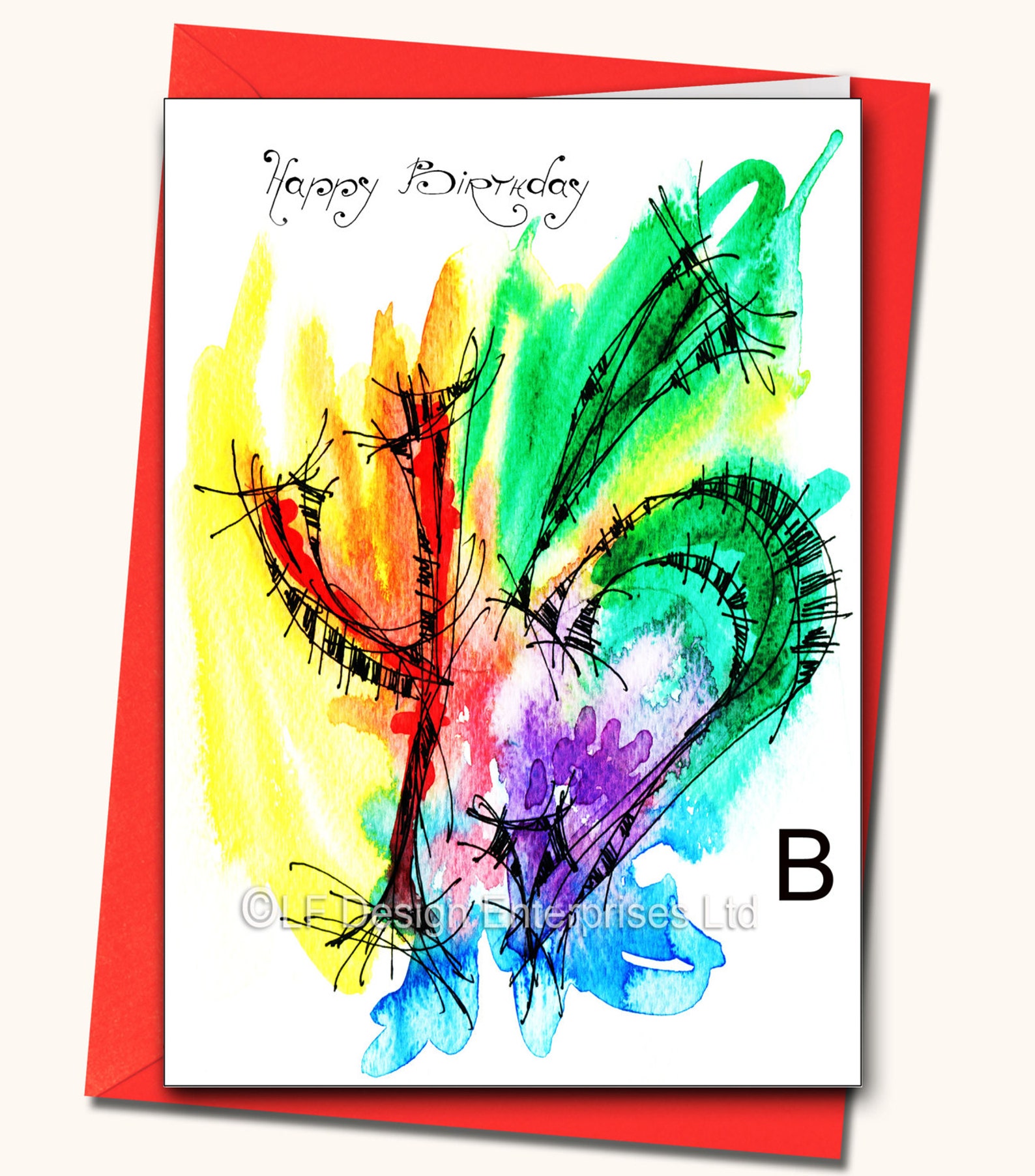 45th EXTRA LARGE Birthday Greeting Card, Personalised Cards, Age ...