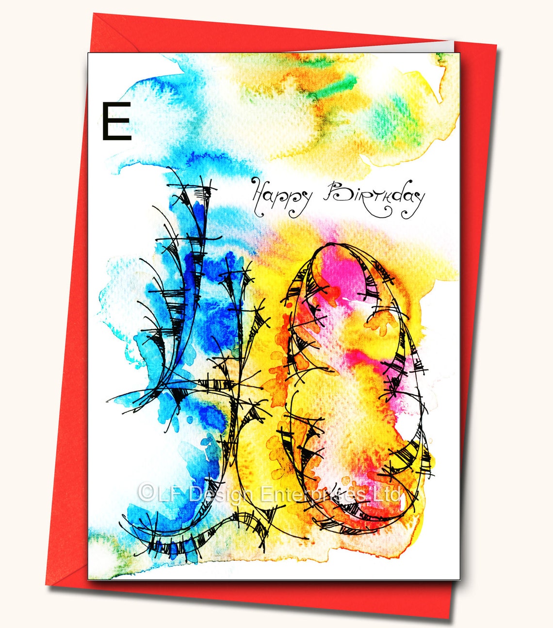 40th EXTRA LARGE Birthday Greeting Card, A4,(8''x 11''), Personalised ...