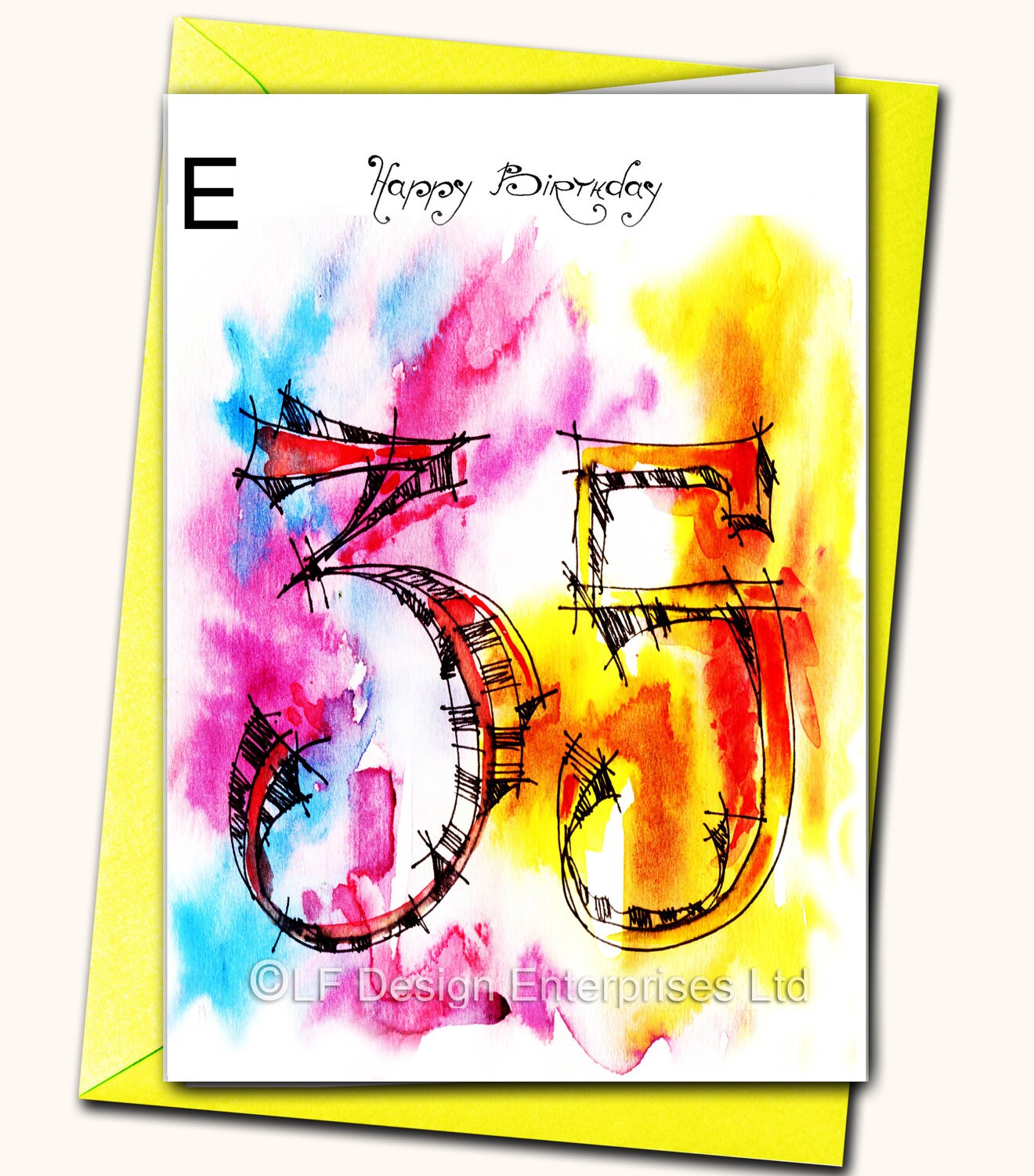 35th Birthday Greeting Card, Personalised Cards, Age Specific Birthday ...