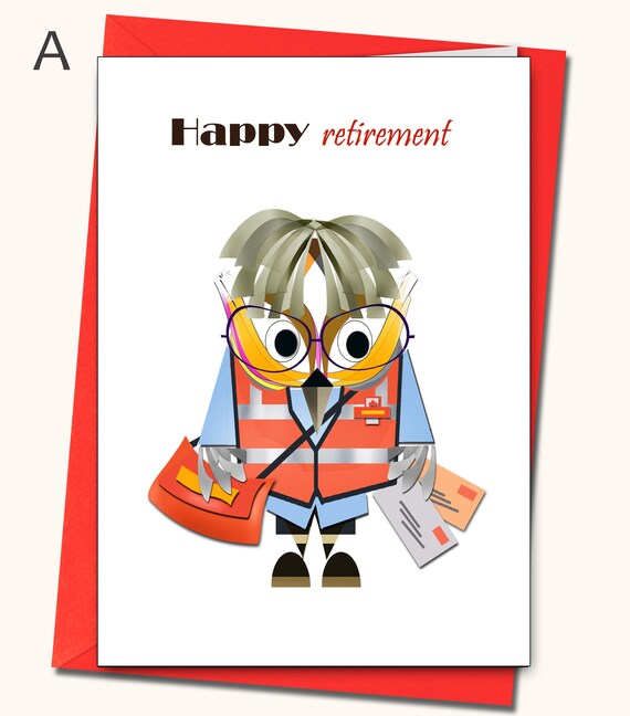 Occupations Misc Personalised Postman Royal Mail Birthday | Etsy